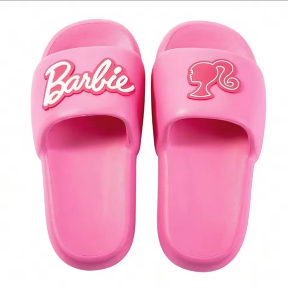 Barbie | Shoes | Super Cute Barbie Slidesflip Flopssandles Size 665 ...